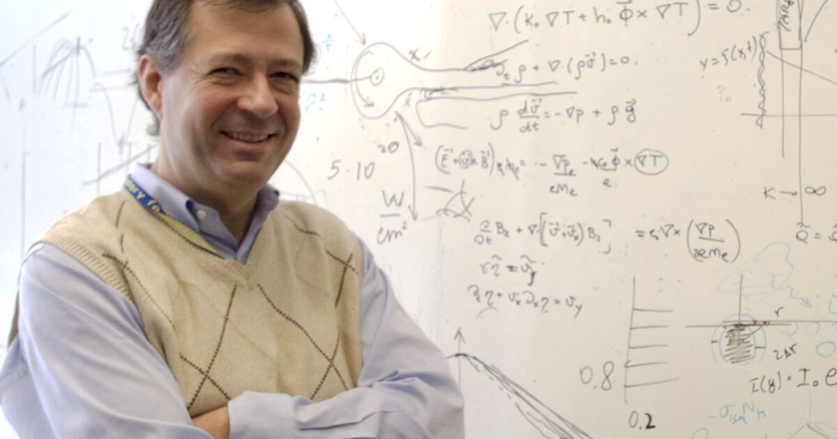 Riccardo Betti Awarded the Blaise Pascal Medal from the European ...