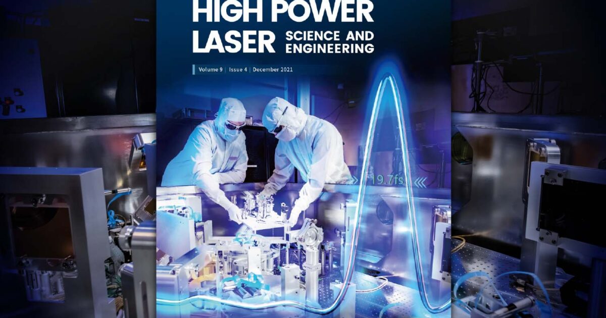 MTW-OPAL Featured on High Power Laser Science and Engineering Cover - Laboratory for Laser ...