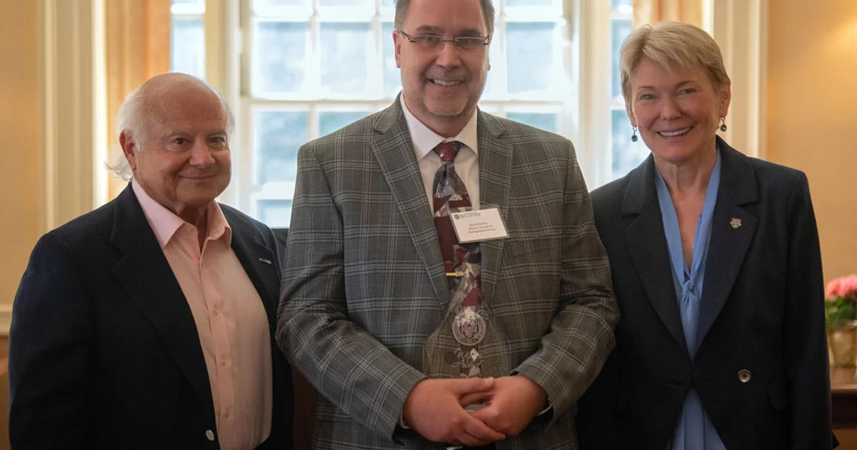 David VanWey Awarded Witmer Award for Distinguished Service ...